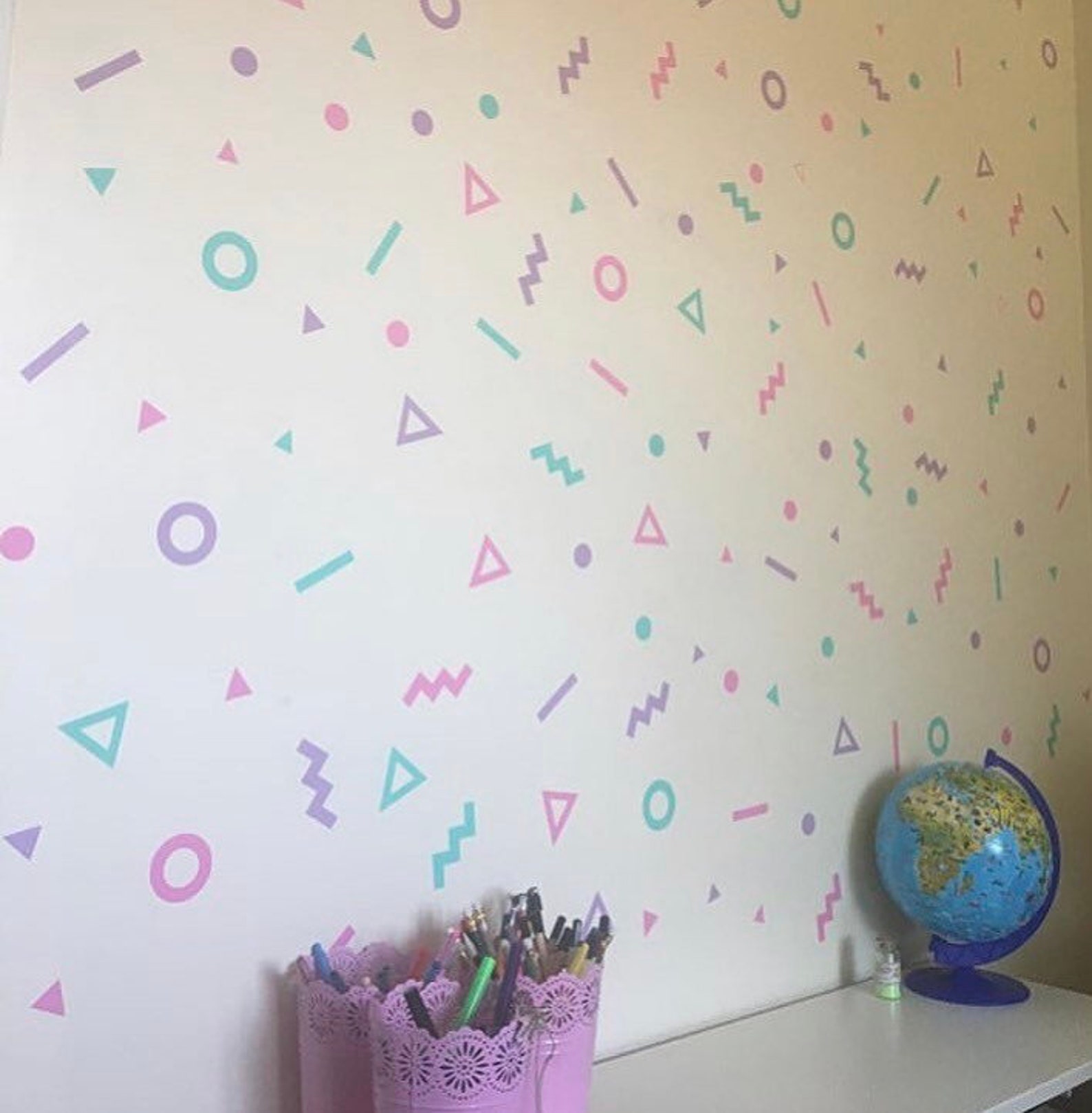 Retro 90's Wall Stickers / Wall Decals | Etsy UK