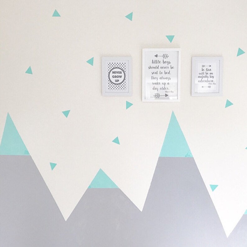 Triangle Shaped Wall Stickers / Decals - Etsy