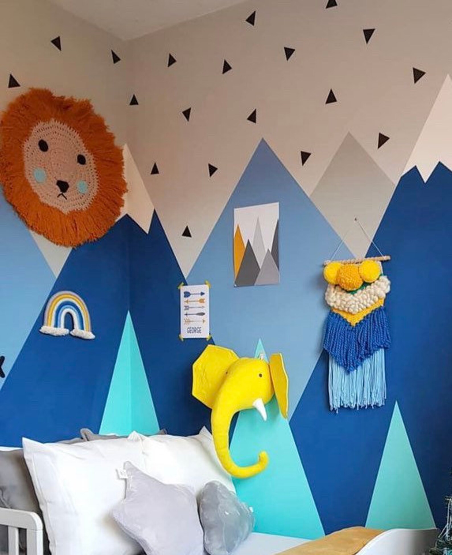 Triangle Shaped Wall Stickers / Decals - Etsy