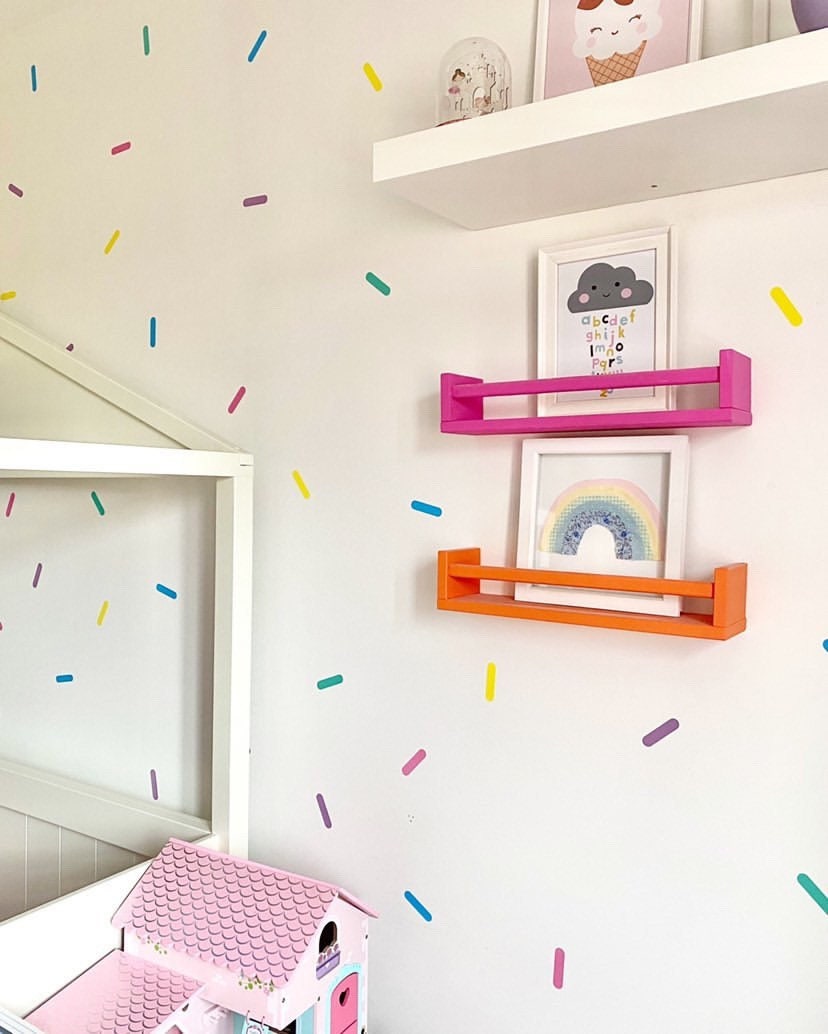 Sprinkle Shaped Wall Decals / Stickers | Etsy