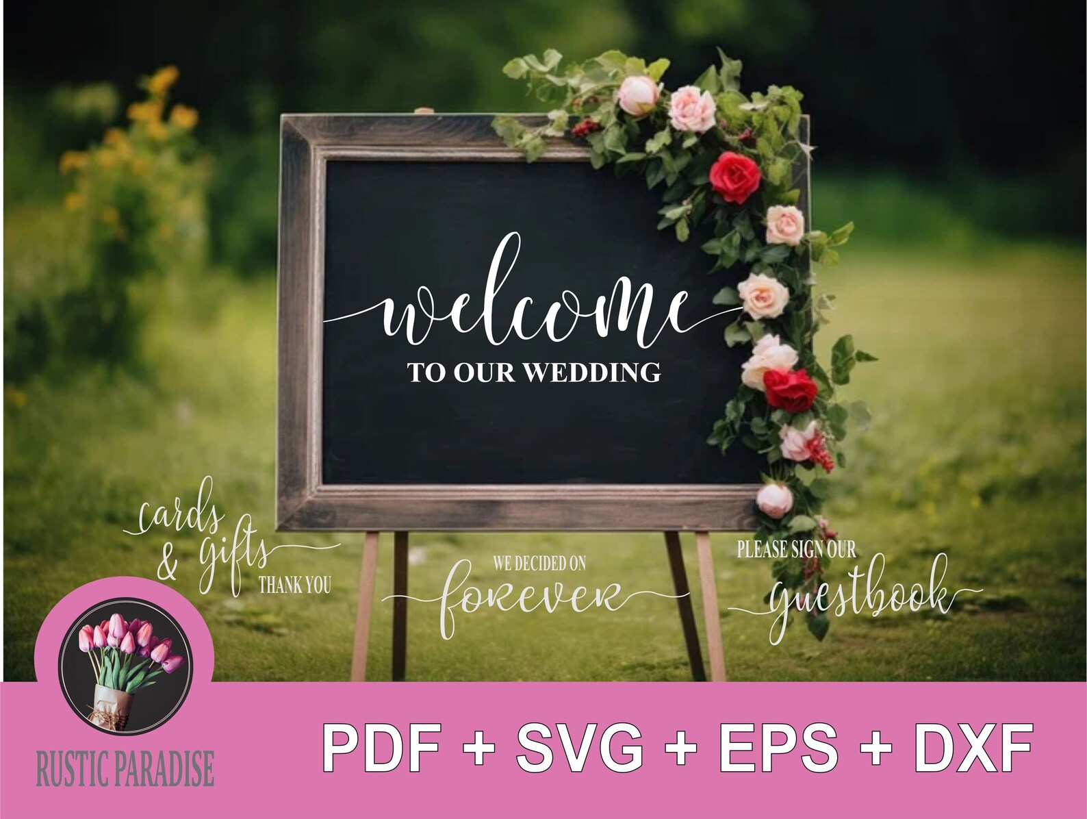 Wedding Welcome Sign Svg, Welcome to Our Wedding Sign, Personalized ...