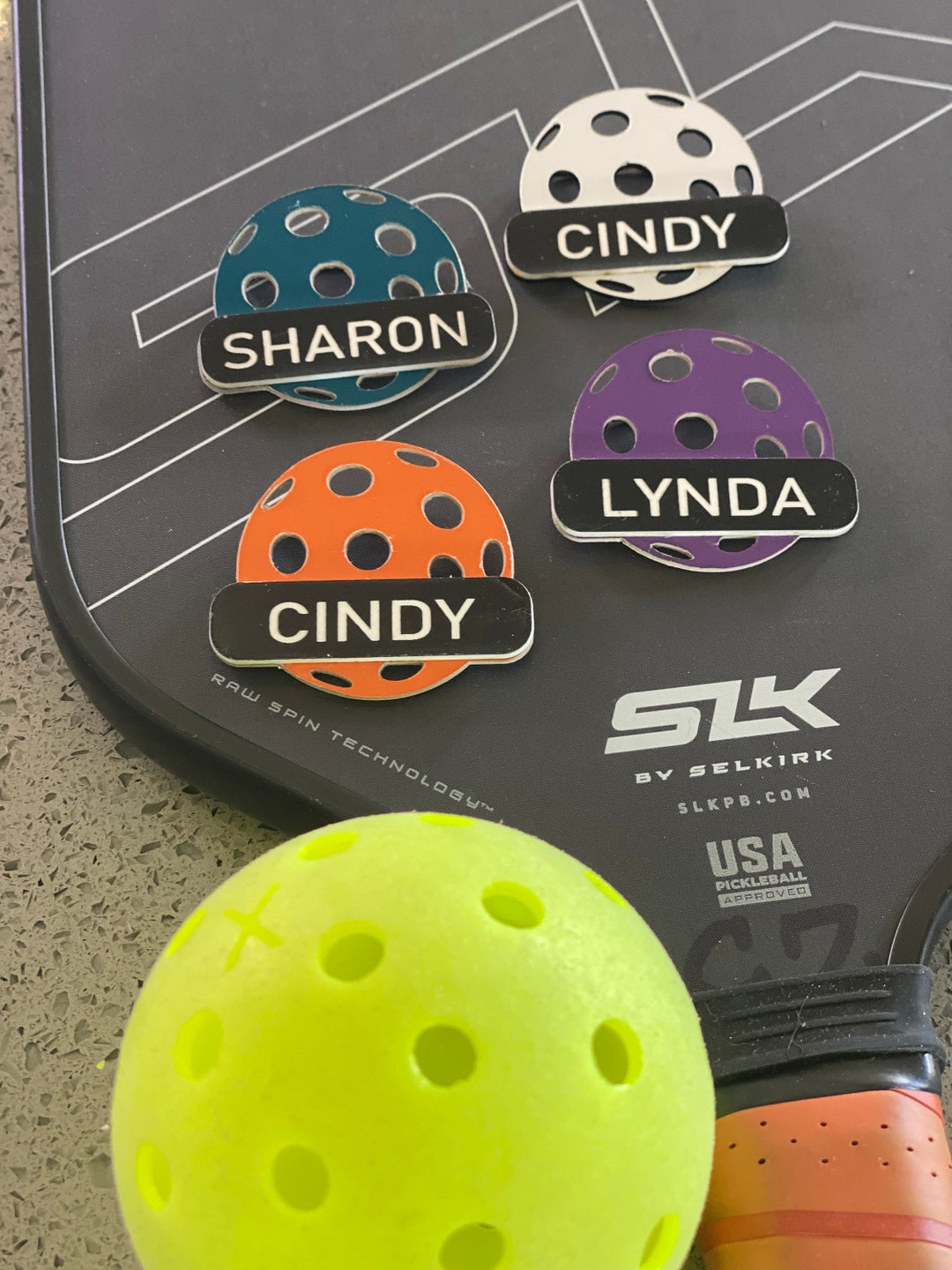 Pickleball Name Tag, Badge, Racket Sport, Tennis, Party, Party Favour ...