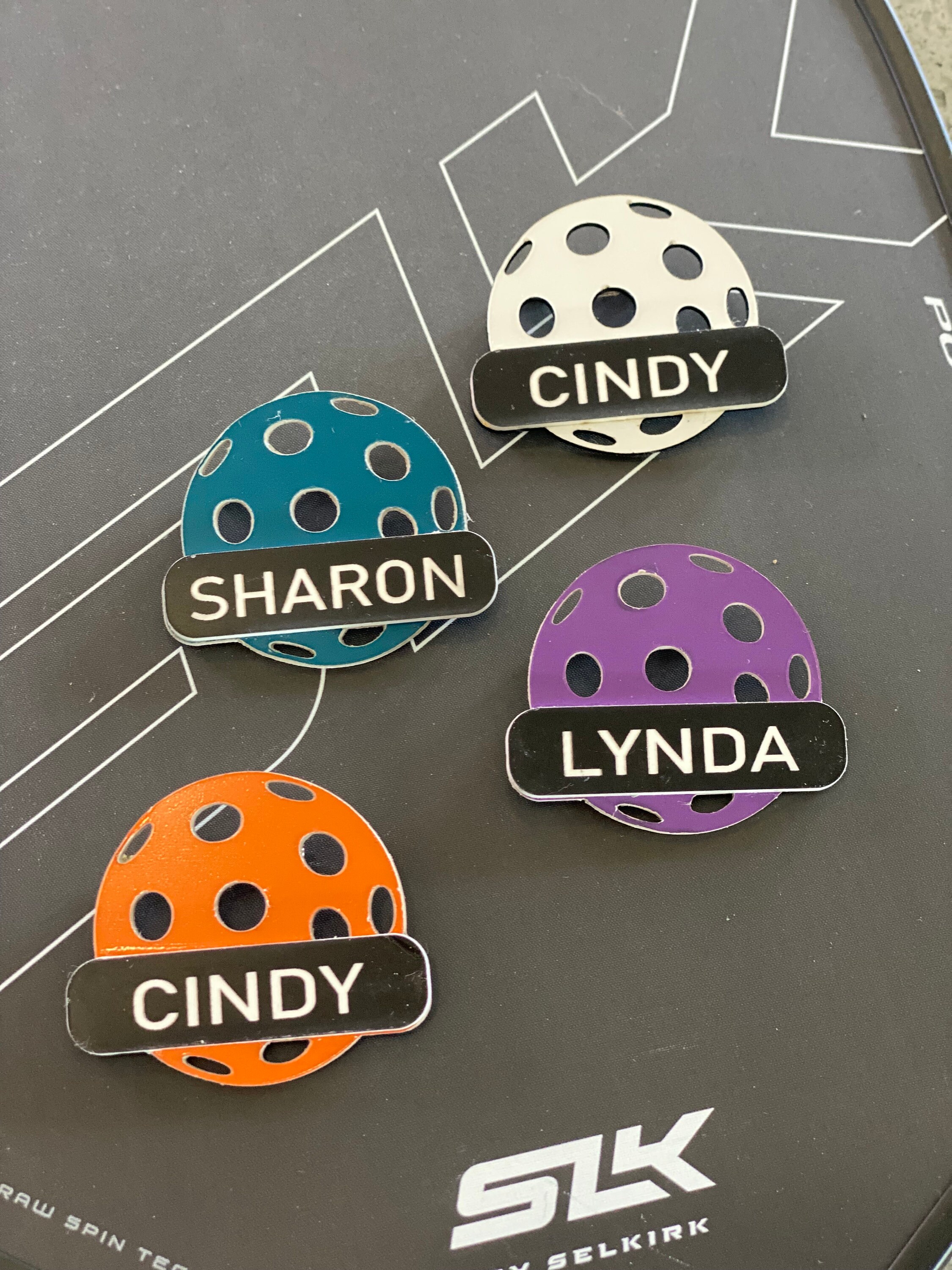 Pickleball Name Tag, Badge, Racket Sport, Tennis, Party, Party Favour ...