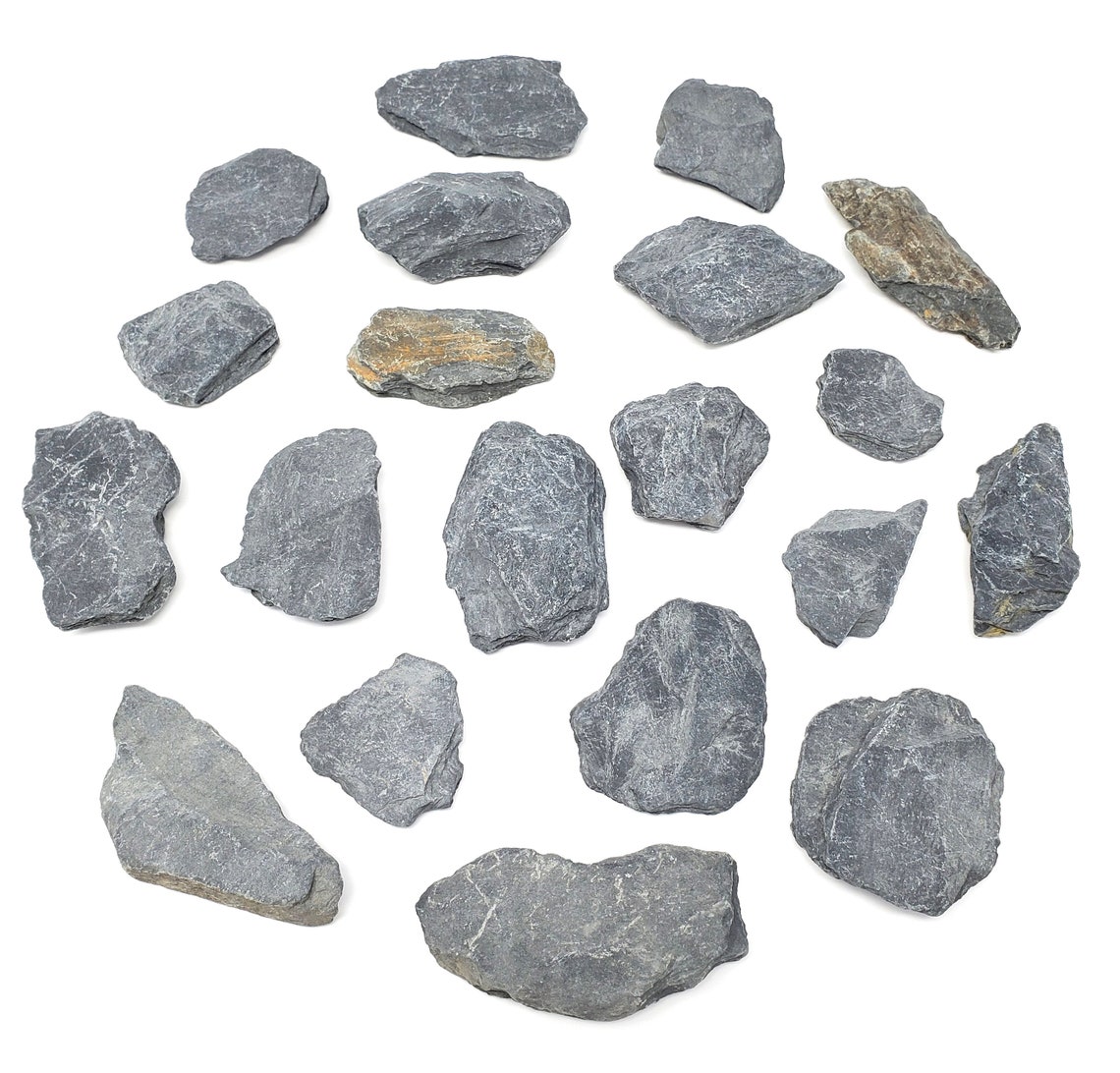 Small Slate Stones Slate Stones 6 LBS Natural Slate Rocks | Etsy