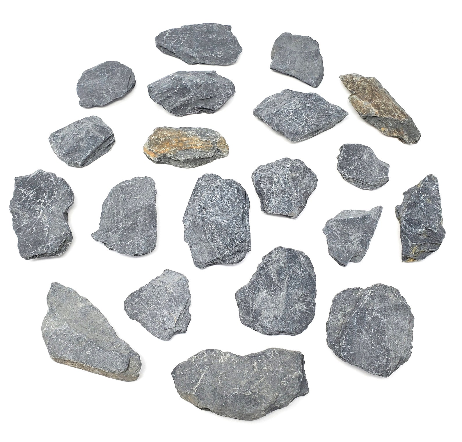 Small Slate Stones slate Stones 6 LBS Natural Slate Rocks | Etsy