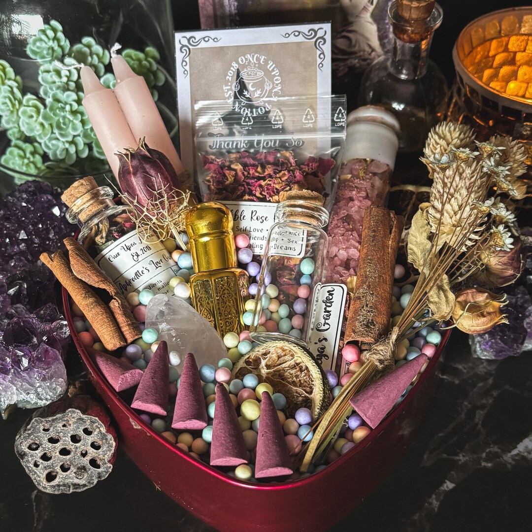 Love & Self Love Spell Box | Love Spell Kit | Witchcraft Gift Box - Etsy