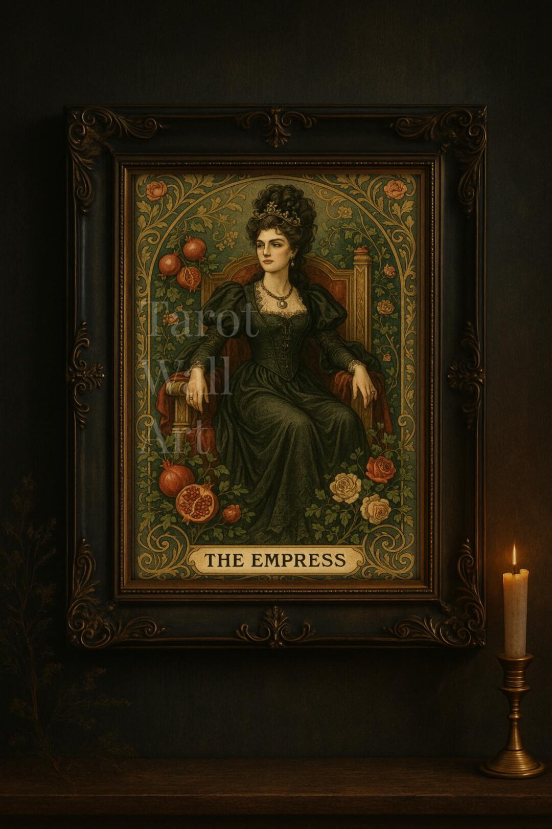 The Empress Tarot Art Print, Pomegranate Decor (digital Download) - Etsy