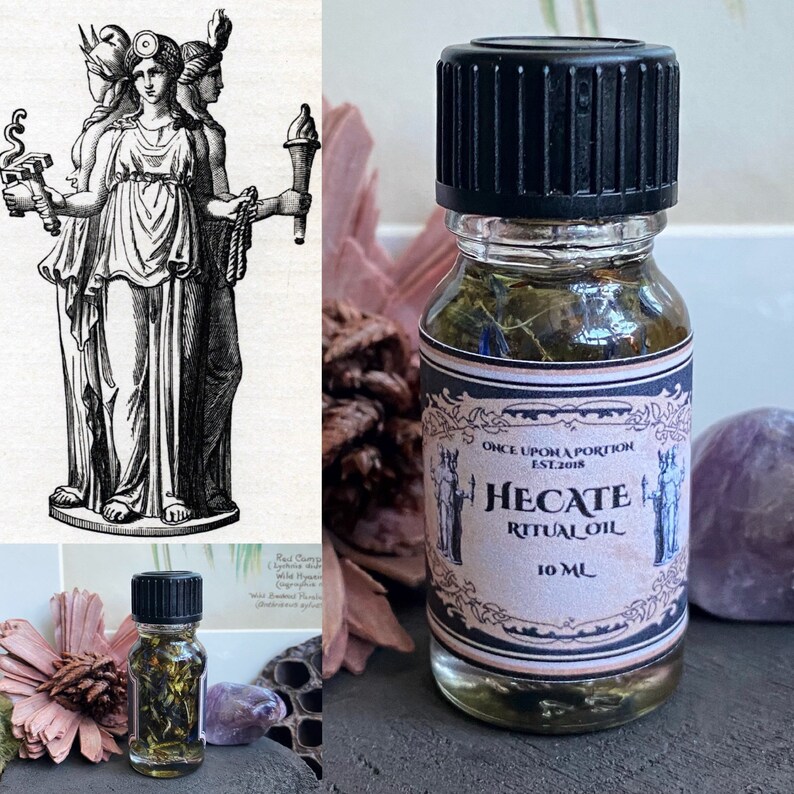 Hecate Ritual Oil Goddess Hecate Triple Goddess | Etsy
