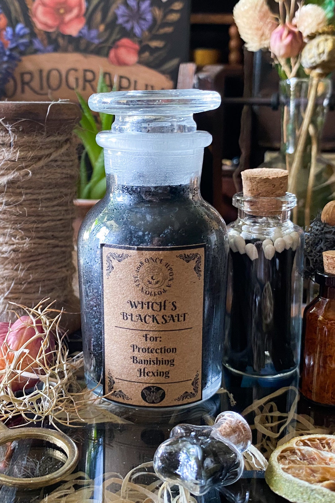 Witches Black Salt Protection and Banishing Witchcraft - Etsy