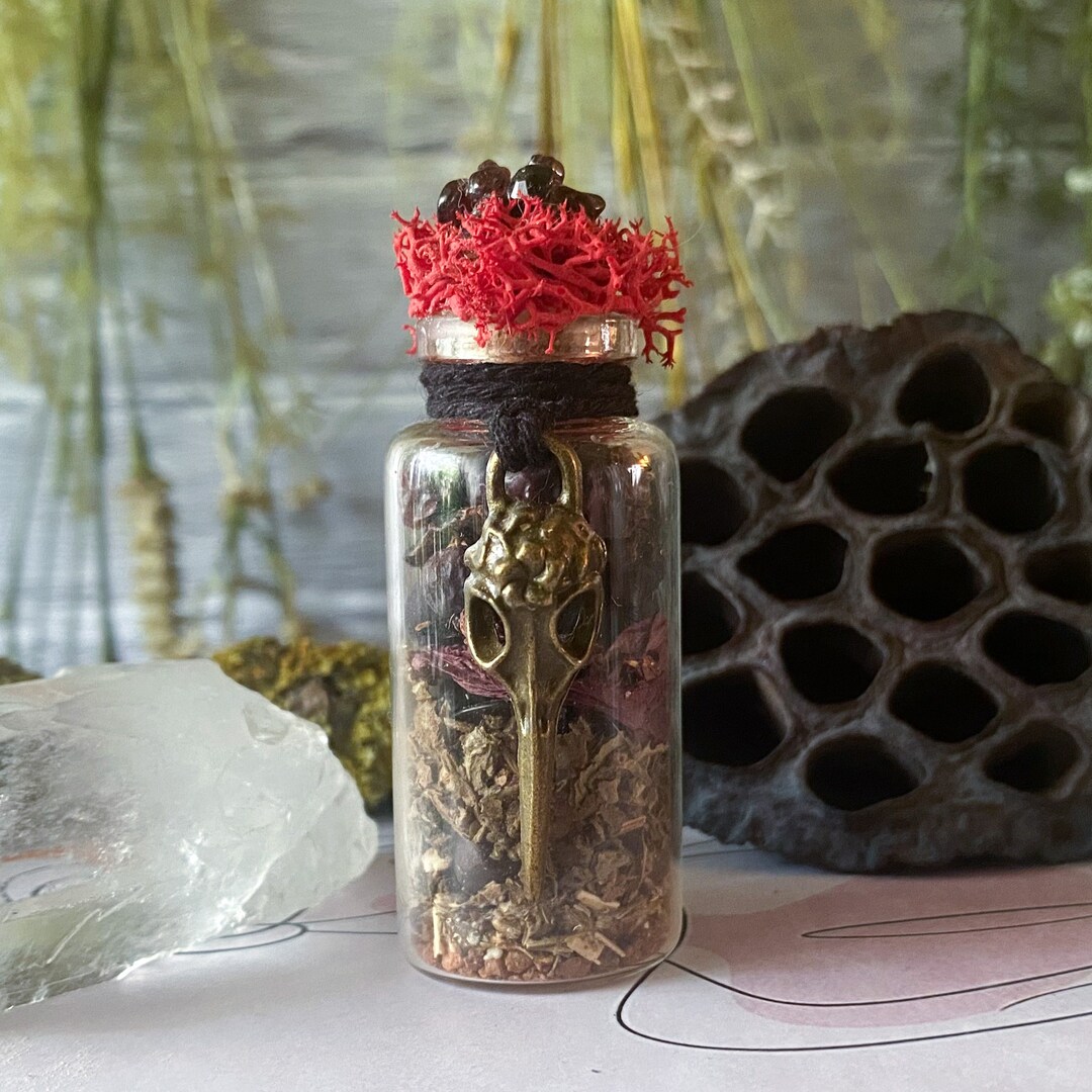 Morrigan Raven Queen Altar Offering Bottle Goddess Morrigan Spell ...