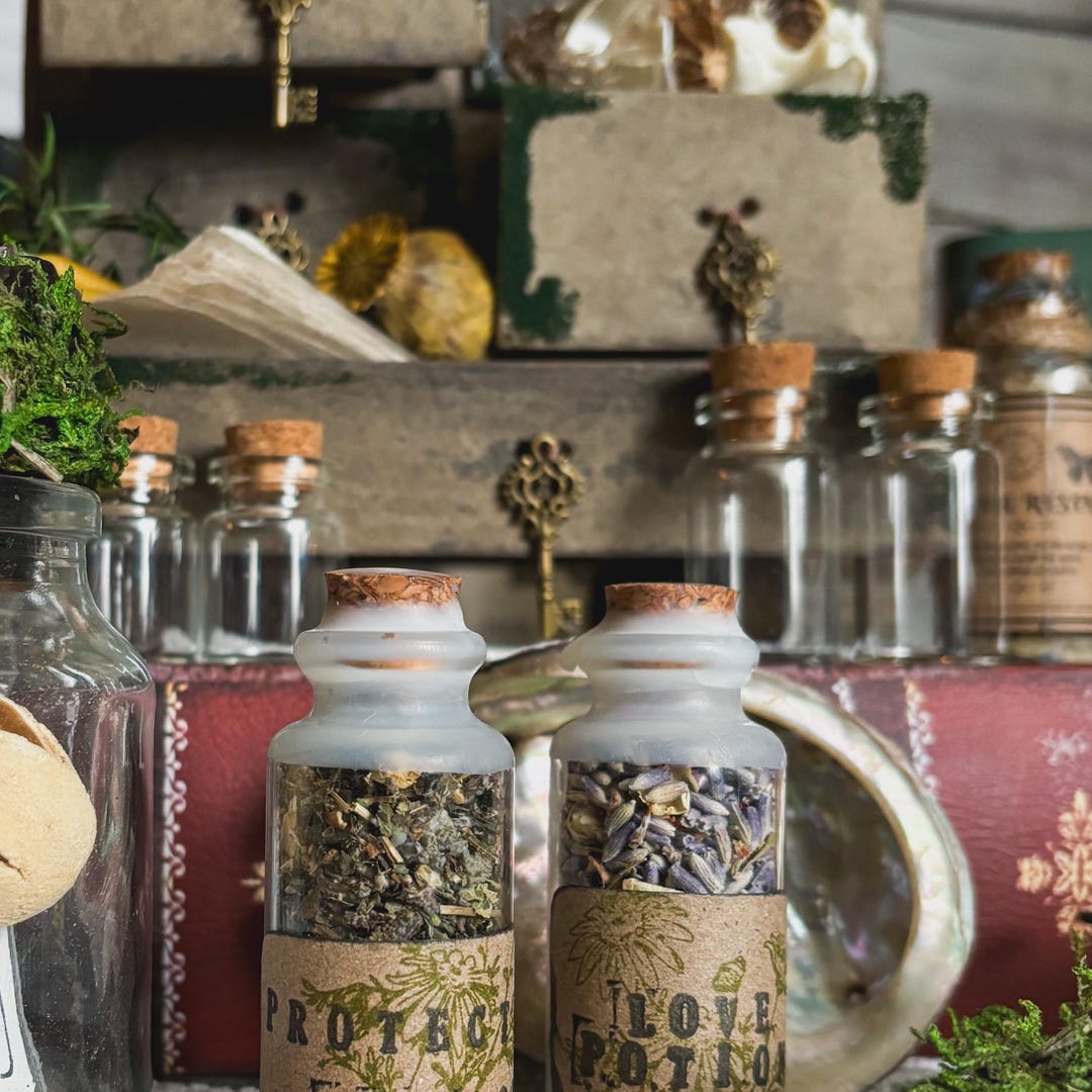 Huge Witch Starter Set Forest Witch Kit Witchcraft Tools Xmas Gift for ...