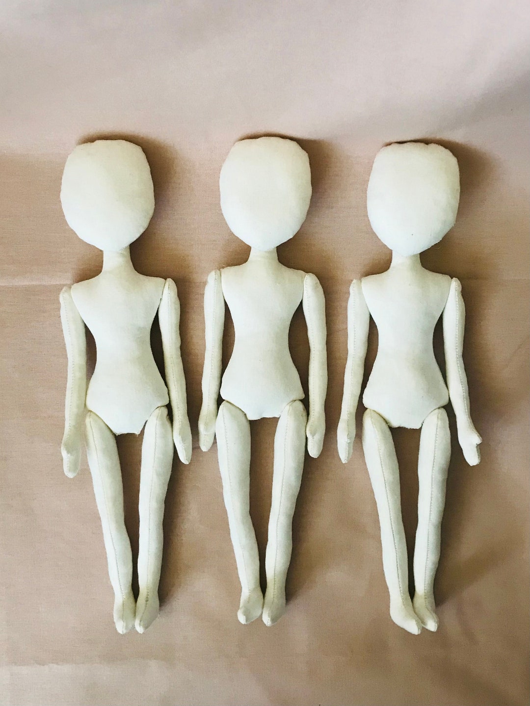 Set of 3 Dolls Body Blank 10,43” - Etsy