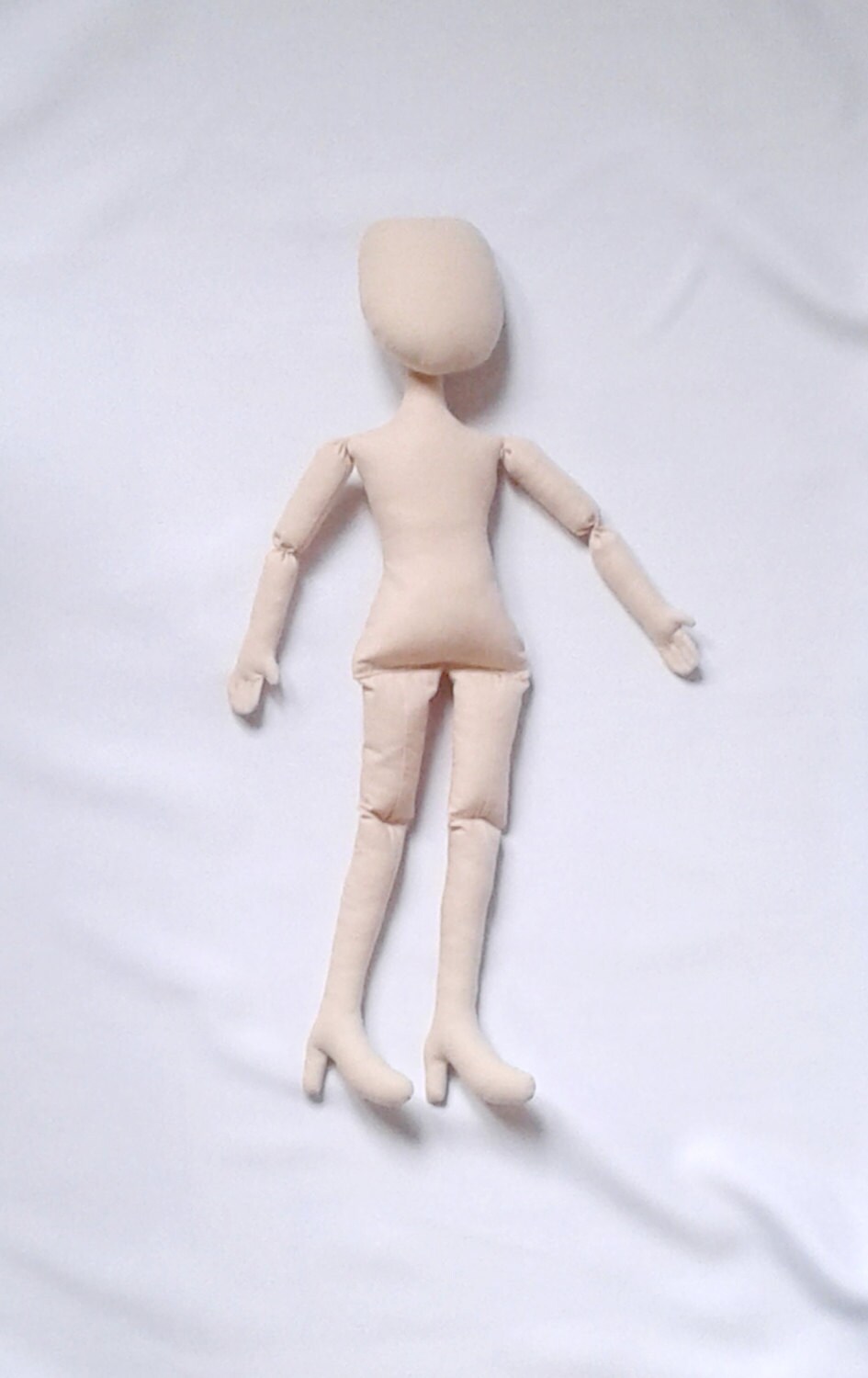 Blank Doll Body With Shoes 17" (44sm) Doll Body Cloth Doll Cotton Doll ...