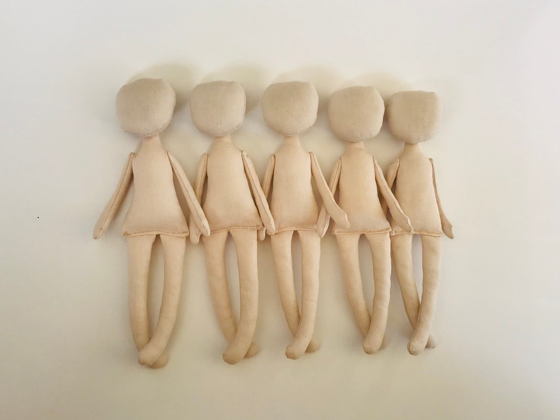 5 Blank Doll Body 8 20 Cm Rag Doll Body Doll Base - Etsy