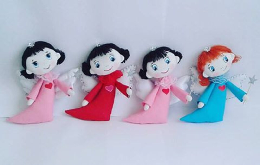 4 Four Angels Doll Fairy Doll Handmade Doll Rag Doll - Etsy
