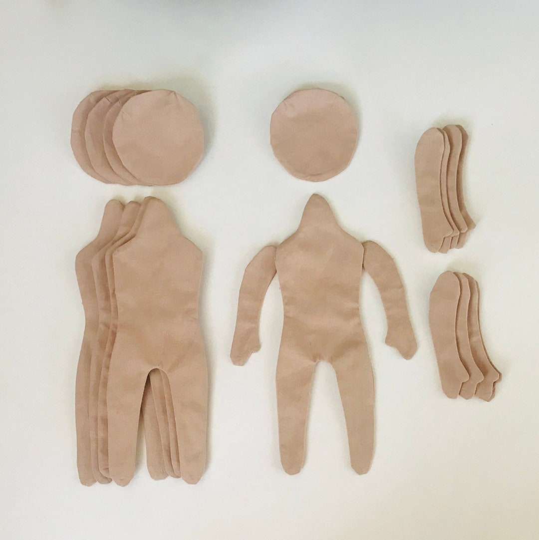 5 Blank Doll Body 23,5cm 8,8 Inches , Not Stuffed Rag Doll,doll Body ...