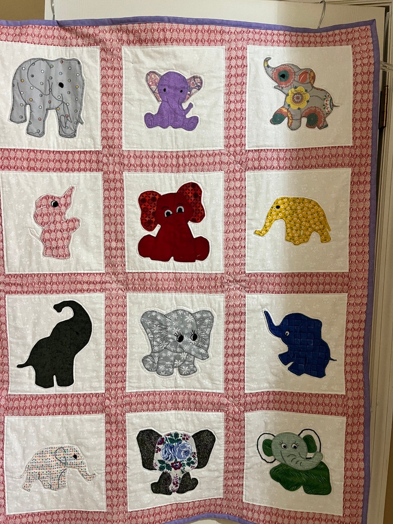 Baby Elephant Quilt - Etsy