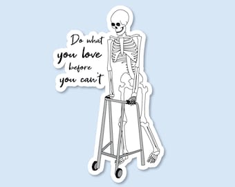 Wash Your Hands Skeleton Hands Sticker - Etsy