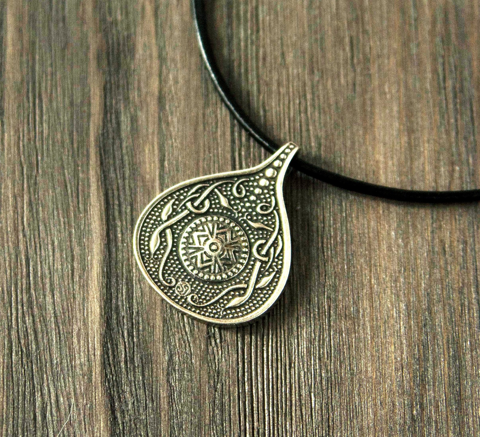 Valkyrie Shield Silver Pendant Talisman of Protection Viking Necklace ...