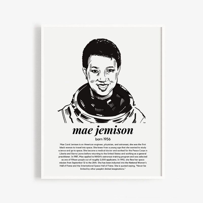 Mae Jemison - Etsy