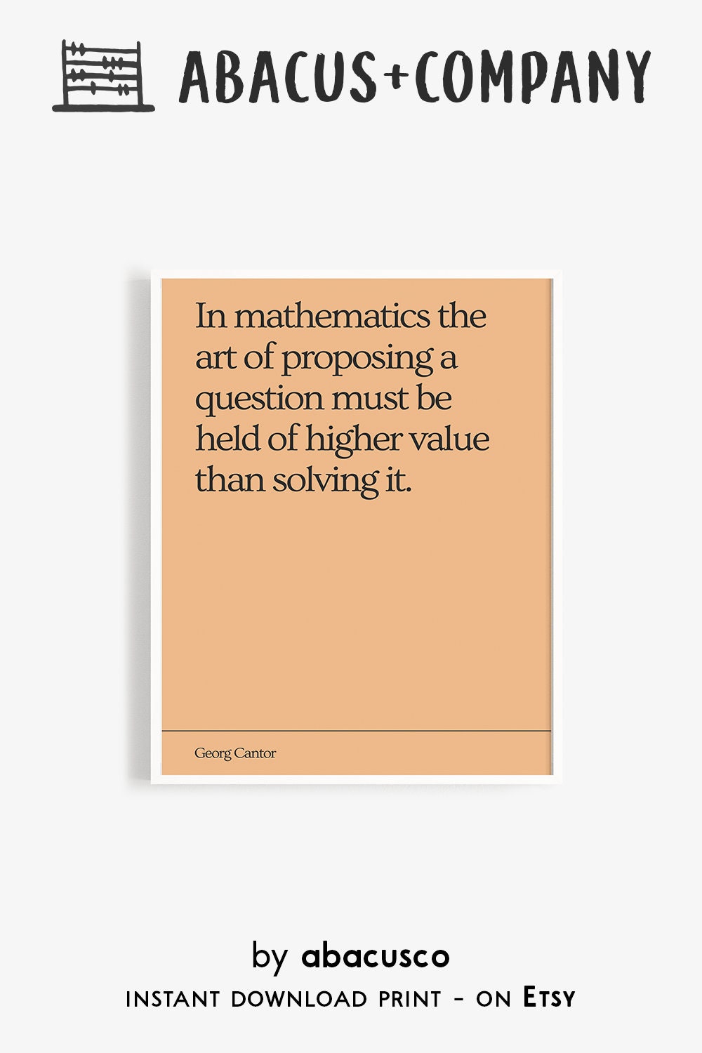 Colorful Set of Mathematics Quote Posters | 12 Total - Etsy