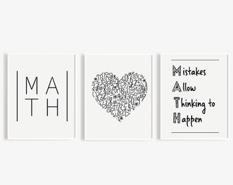 Bestseller Bundle Math Classroom Posters for Teachers Decorating Their ...