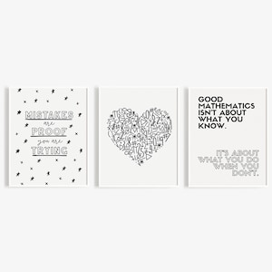 Bestseller Bundle Math Classroom Posters for Teachers Decorating Their ...