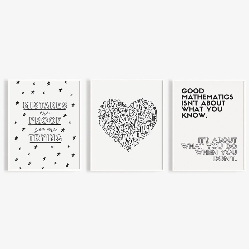 Math Classroom Decor - Etsy