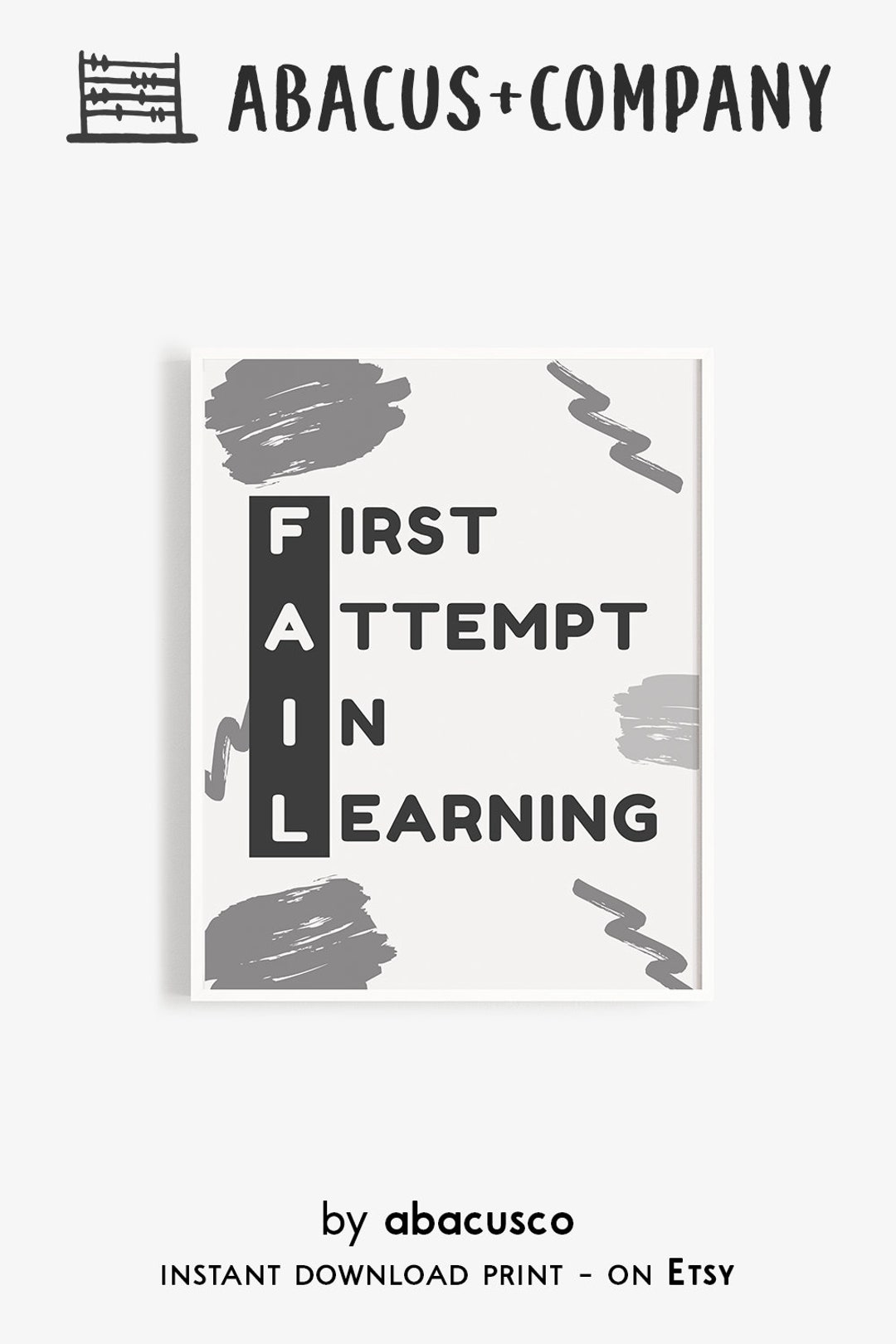 First Attempt in Learning Poster for Classrooms & Teachers | Instant ...