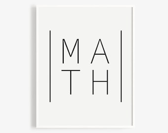 Math Rocks Poster for Middle School and High School Math | Etsy