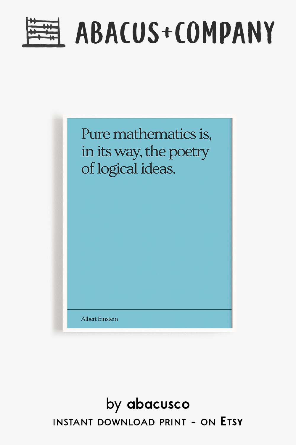 Colorful Set of Mathematics Quote Posters 12 Total - Etsy