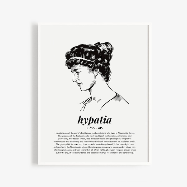 Hypatia - Etsy