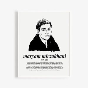 Maryam Mirzakhani. Women in Mathematics. Great Mathematician - Etsy