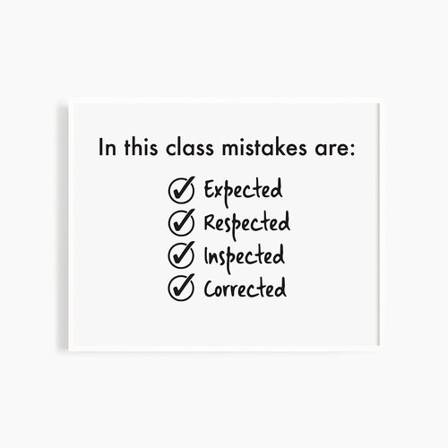 Mistakes Are... Poster Perfect for Classroom - Etsy