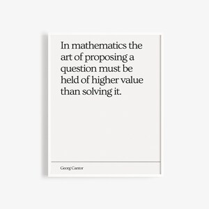 Set of Mathematics Quote Posters | 12 Total - Etsy