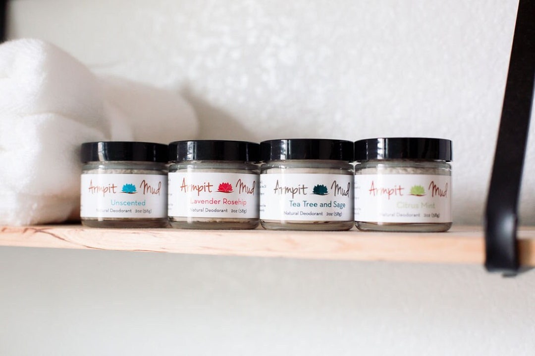 Armpit Mud Natural Deodorant for Women and Men With Bentonite Clay to ...