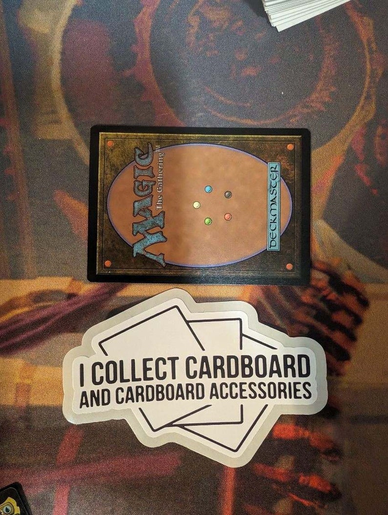 Cardboard Collector Sticker - Etsy