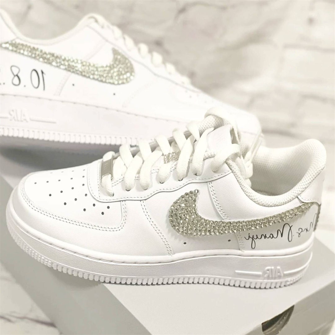 Bridal Air Force 1's Custom Bridal Air Force 1 Custom - Etsy