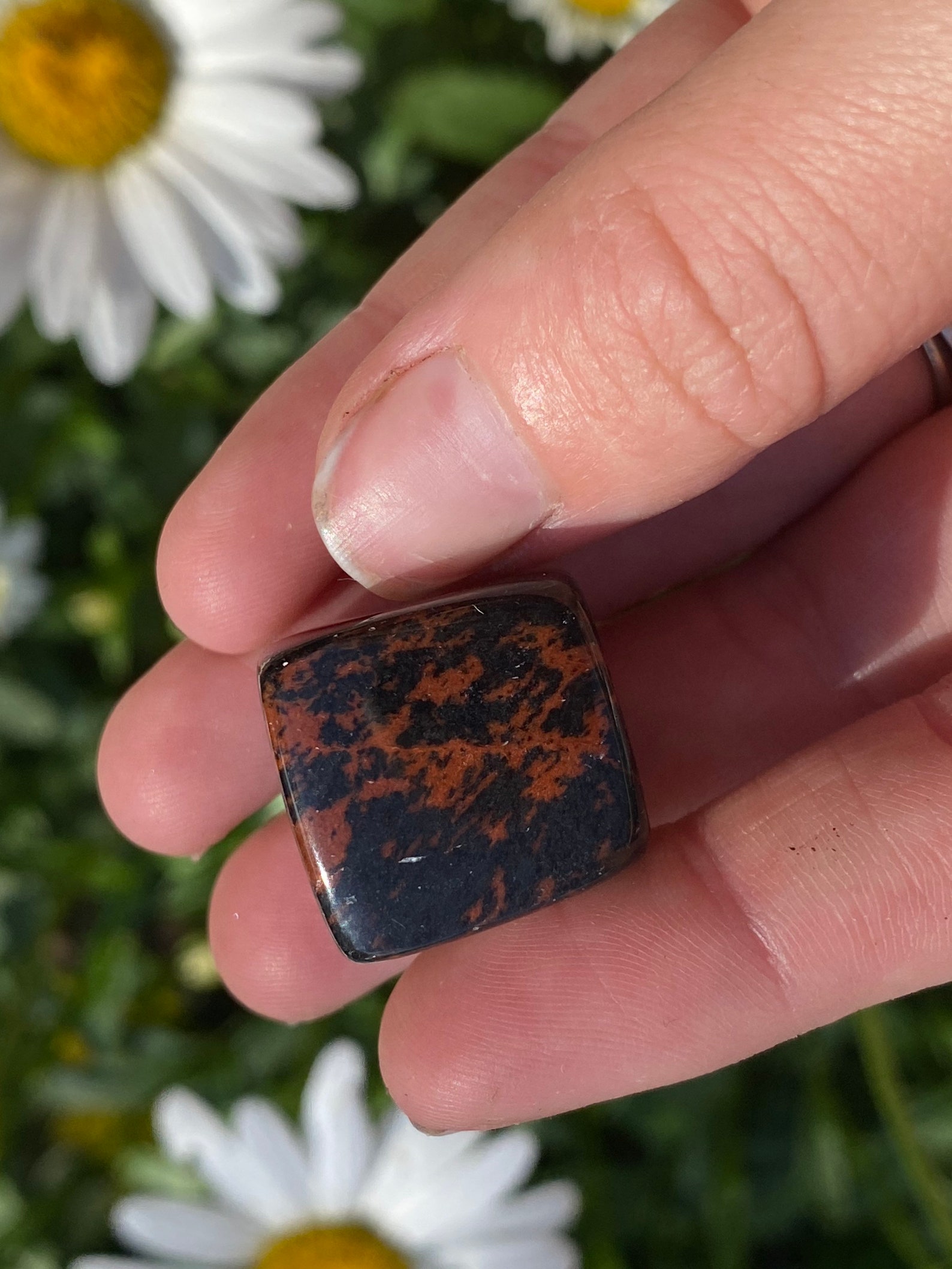 Mahogany Obsidian Large Cube Tumble Stone - Etsy