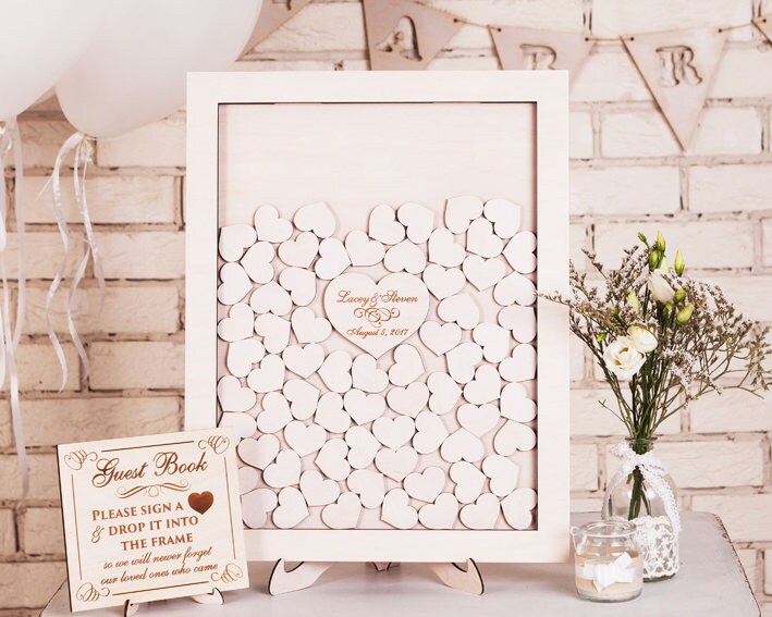 Personalised Wedding Drop Box Drop Top Guest Book Wedding Sign - Etsy UK