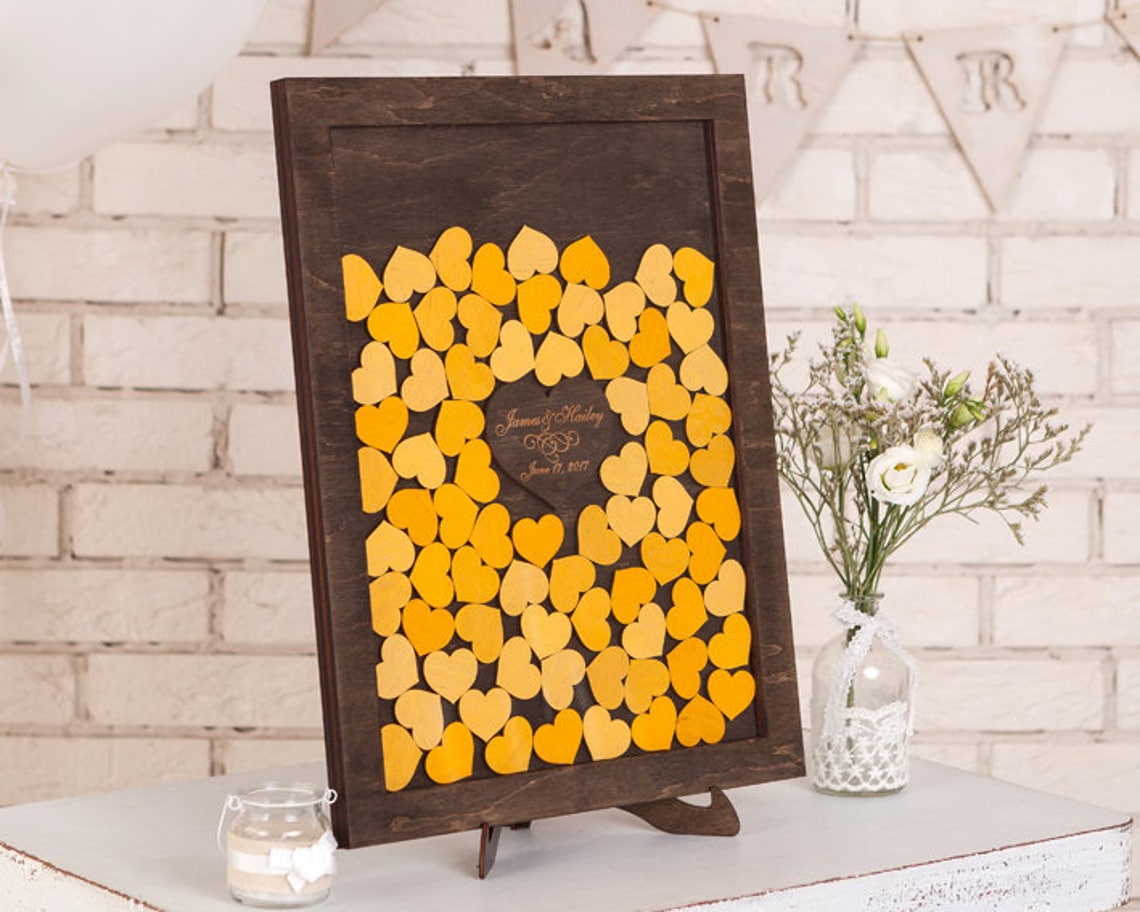 Wedding Drop Box Personalised Dropbox Wedding Guest Drop Box | Etsy