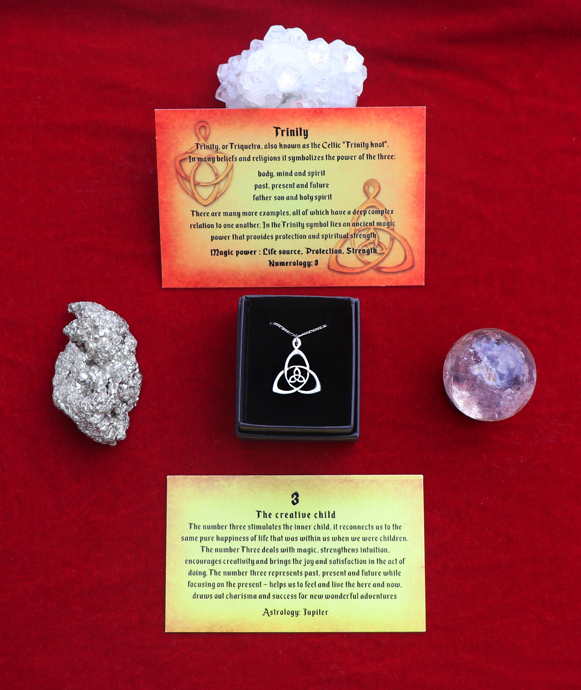 Trinity Flower Silver Celtic Trinity Trinity Necklace | Etsy