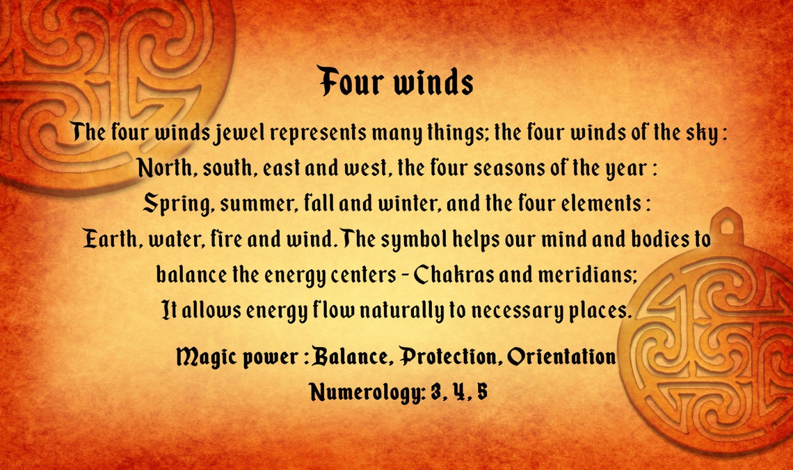 Four Winds Gold, Four Seasons, Four Elements, Numerology, Sacred ...