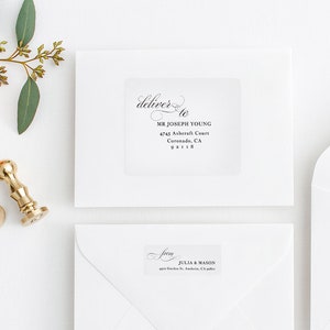 AVERY Address Label Template, Avery18664 Clear Mailing Address Label ...