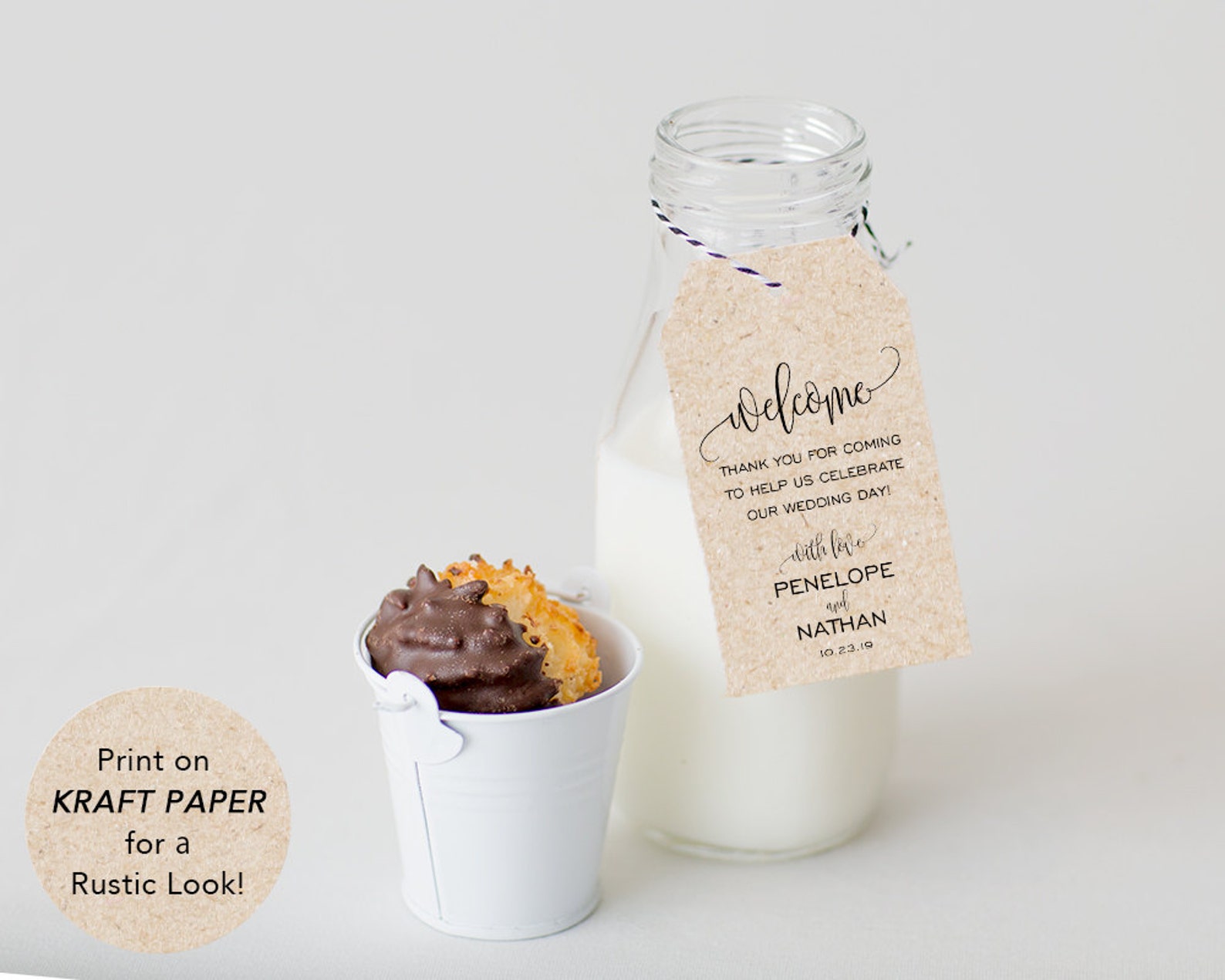 Welcome Tag Template Wedding Welcome Bag Tag Wedding Welcome | Etsy