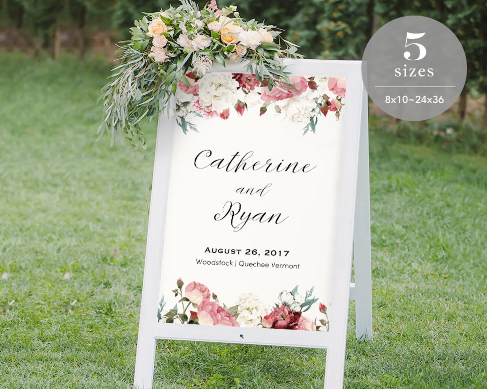 Welcome Wedding Sign Printable Welcome Sign Template Wedding - Etsy