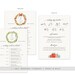 Holiday Wedding Timeline Card Template Printable Wedding - Etsy