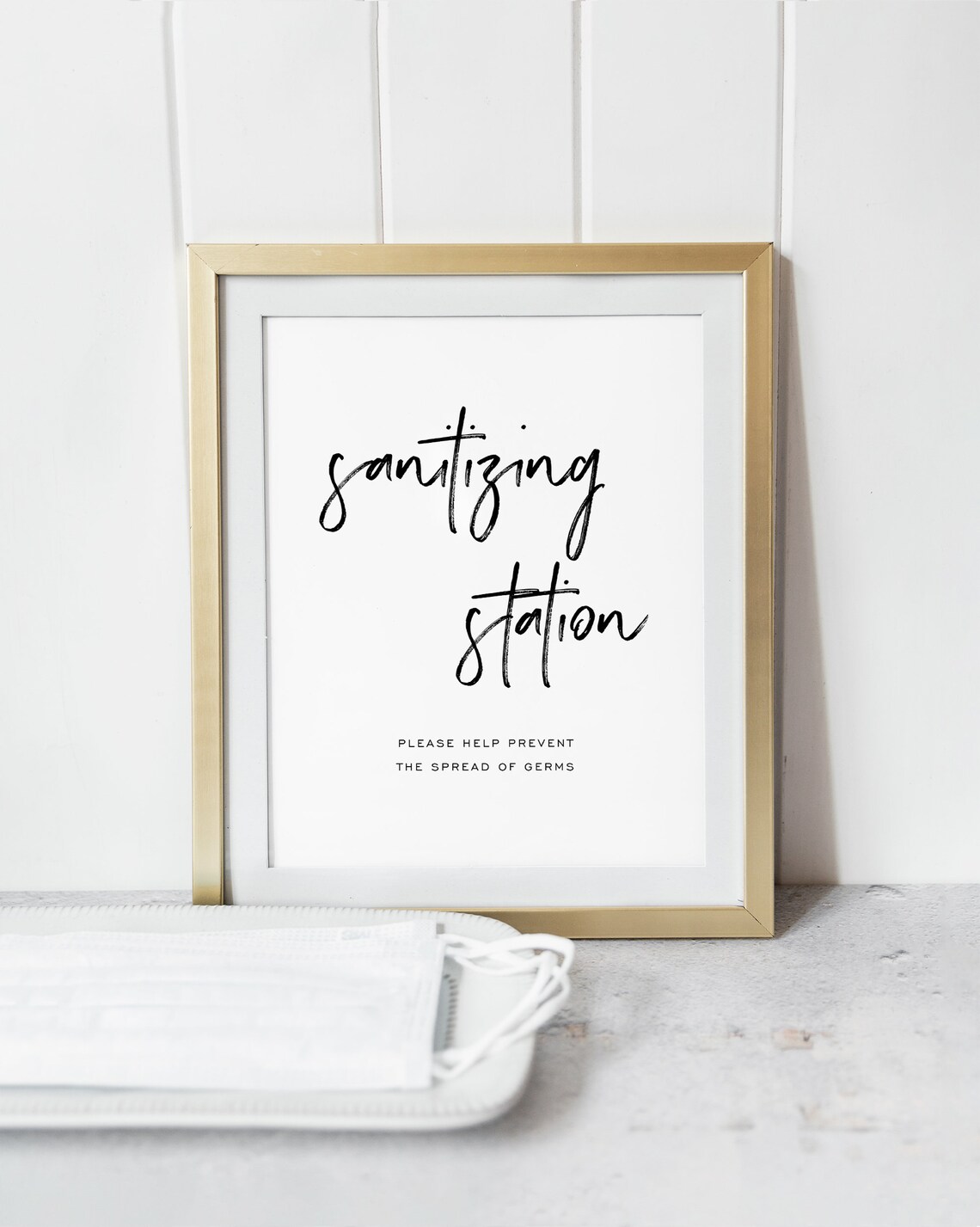 Sanitizing Station Sign Template Printable Sanitize Your - Etsy