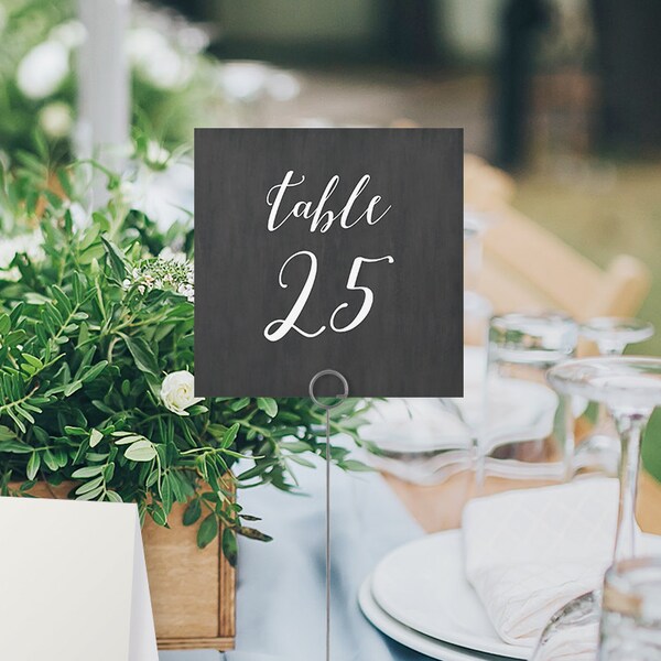 Folded Table Numbers - Etsy