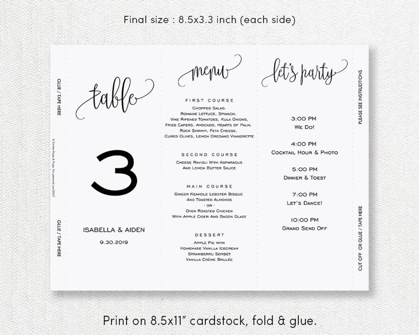 Printable Triangle Table Numbers Three-sided Table Numbers - Etsy